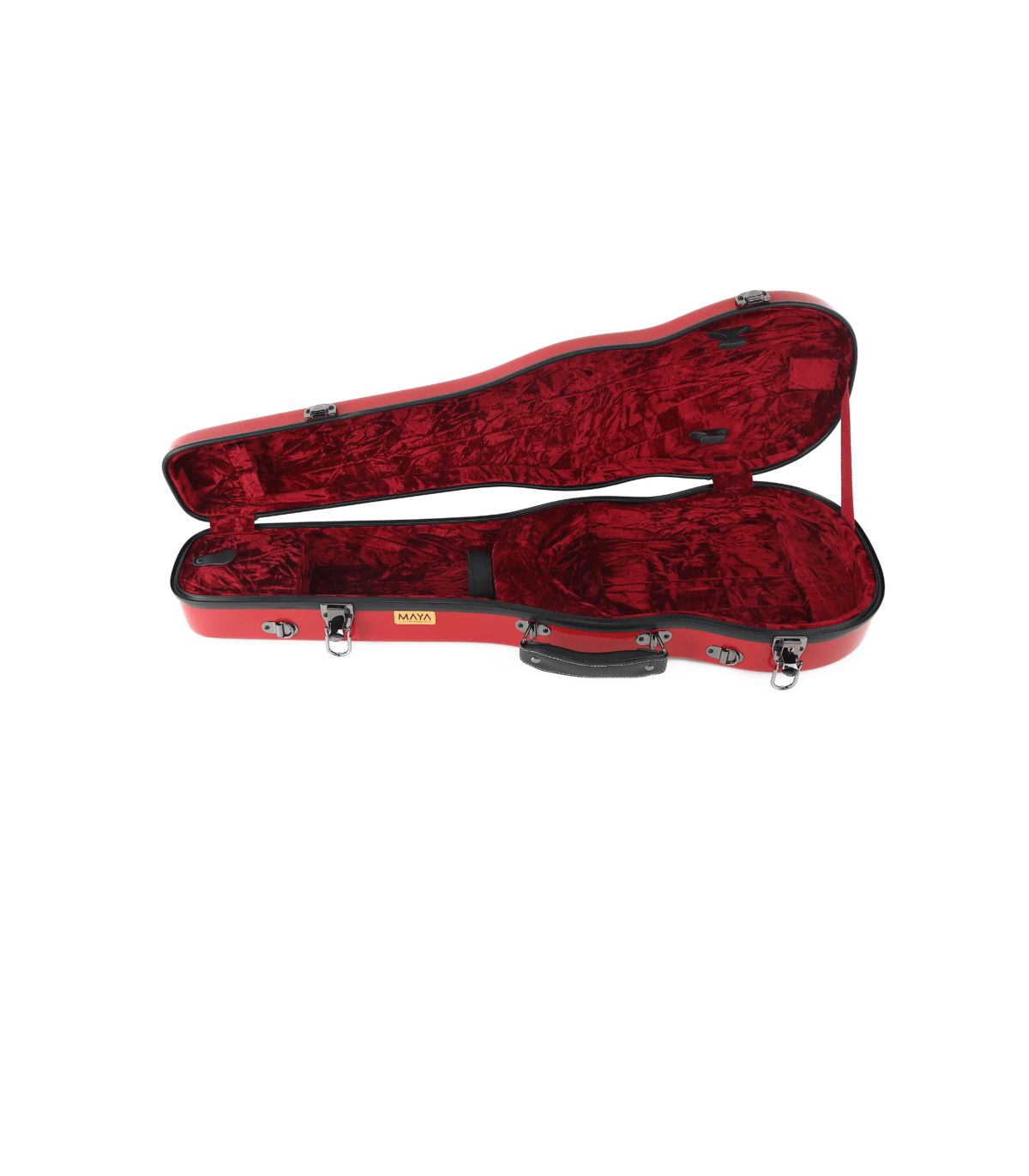 MAYA Glossy Triangle Violin Case-Red – BIGVIOLINSHOP